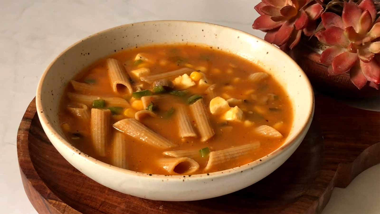 Healthy soupy pasta - Food Fitness & Fun